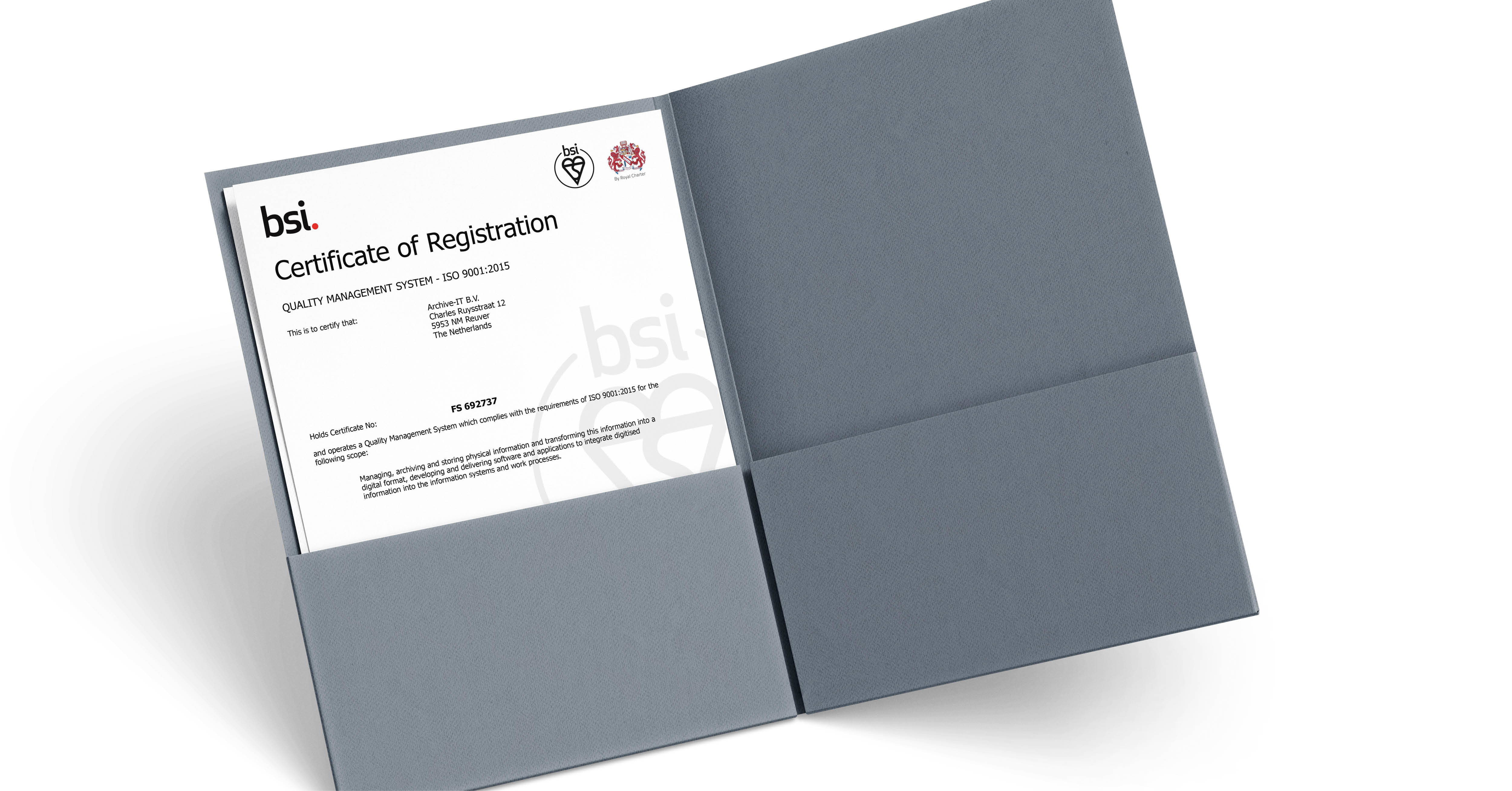 ISO Certifications Successfully Renewed - Archive-IT
